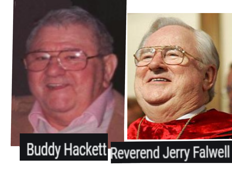 Reverend Jerry Falwell = comedian Buddy Hackett. A big fake! Exposed ...
