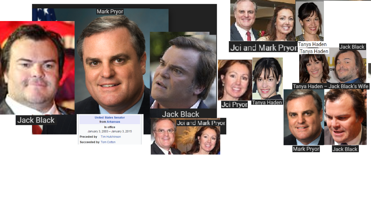Former U.S. Senator of Arkansas, Mark Pryor = actor Jack Black ...