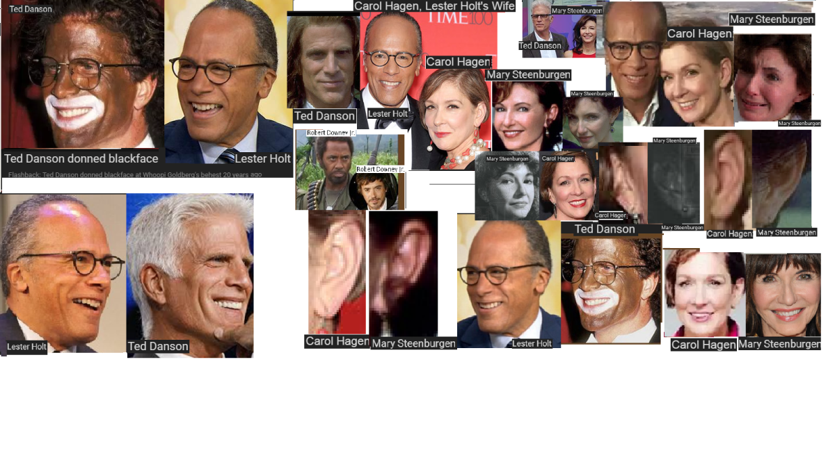 NBC newscaster Lester Holt = actor Ted Danson … WORLD EXCLUSIVE ...