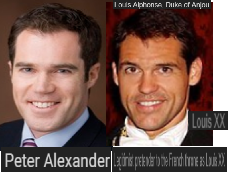 NBC’s Peter Alexander = King Louis XX of France … EXPOSED HERE 1ST ...