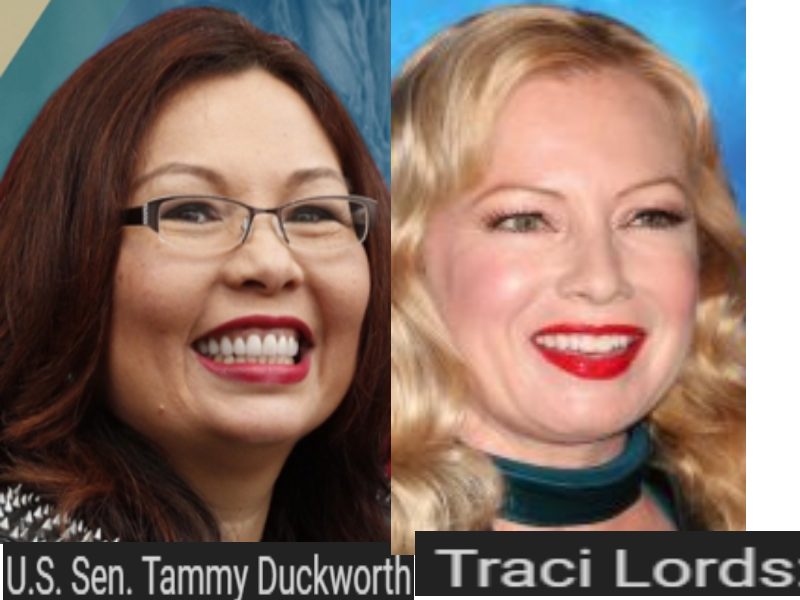 Porn-star Traci Lords = U.S. Senator Tammy Duckworth ……. EXPOSED HERE ...