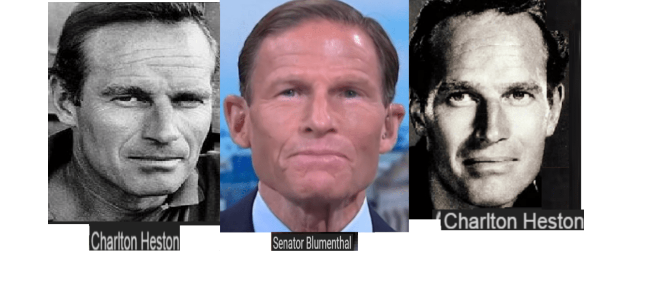Holy Moses! U.S. Sen. Richard Blumenthal, 73= Charlton Heston, 96; film ...