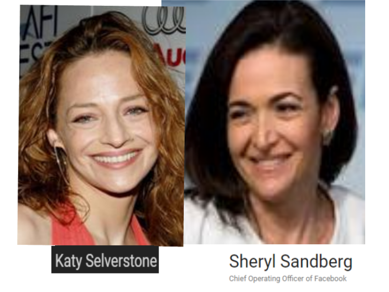 Chief Operating Officer of Facebook, SHERYL SANDBERG = KATY SELVERSTONE ...