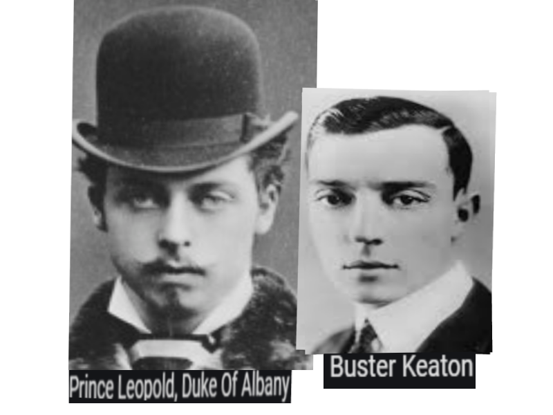 Prince Leopold, a son of Queen Victoria = Buster Keaton, American ...