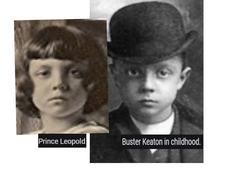 Prince Leopold, a son of Queen Victoria = Buster Keaton, American movie ...