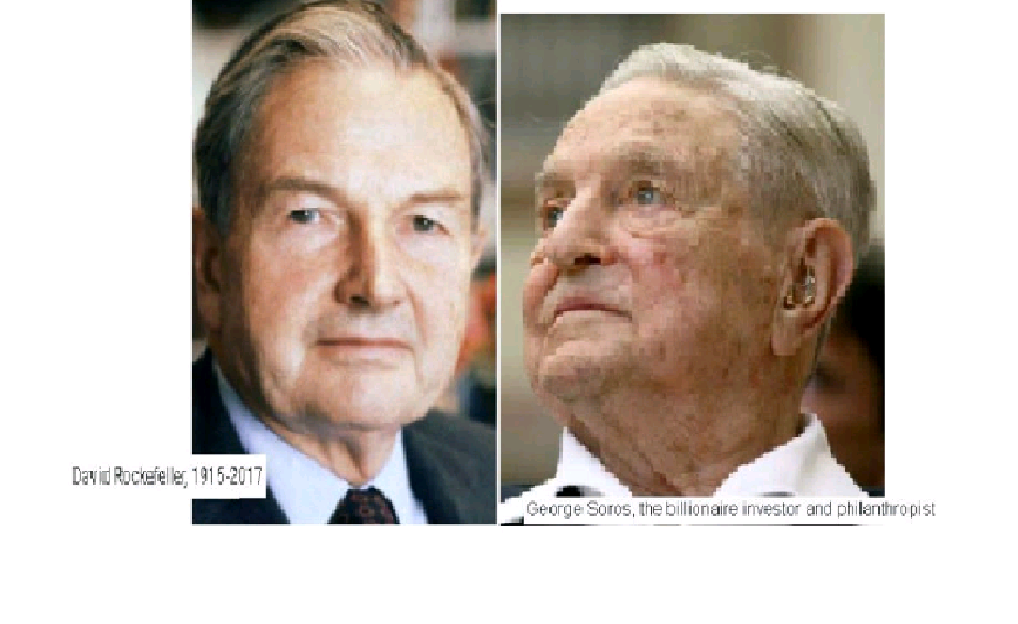 not-so-dead, David Rockefeller = George Soros, multi-billionaire ...