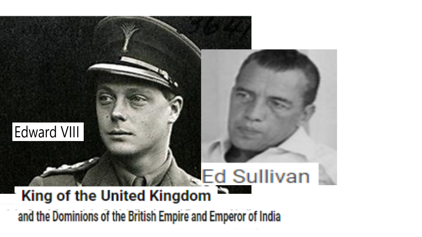 EDWARD = ED …………………………………………………………………….. BRITISH KING EDWARD VIII = ED ...
