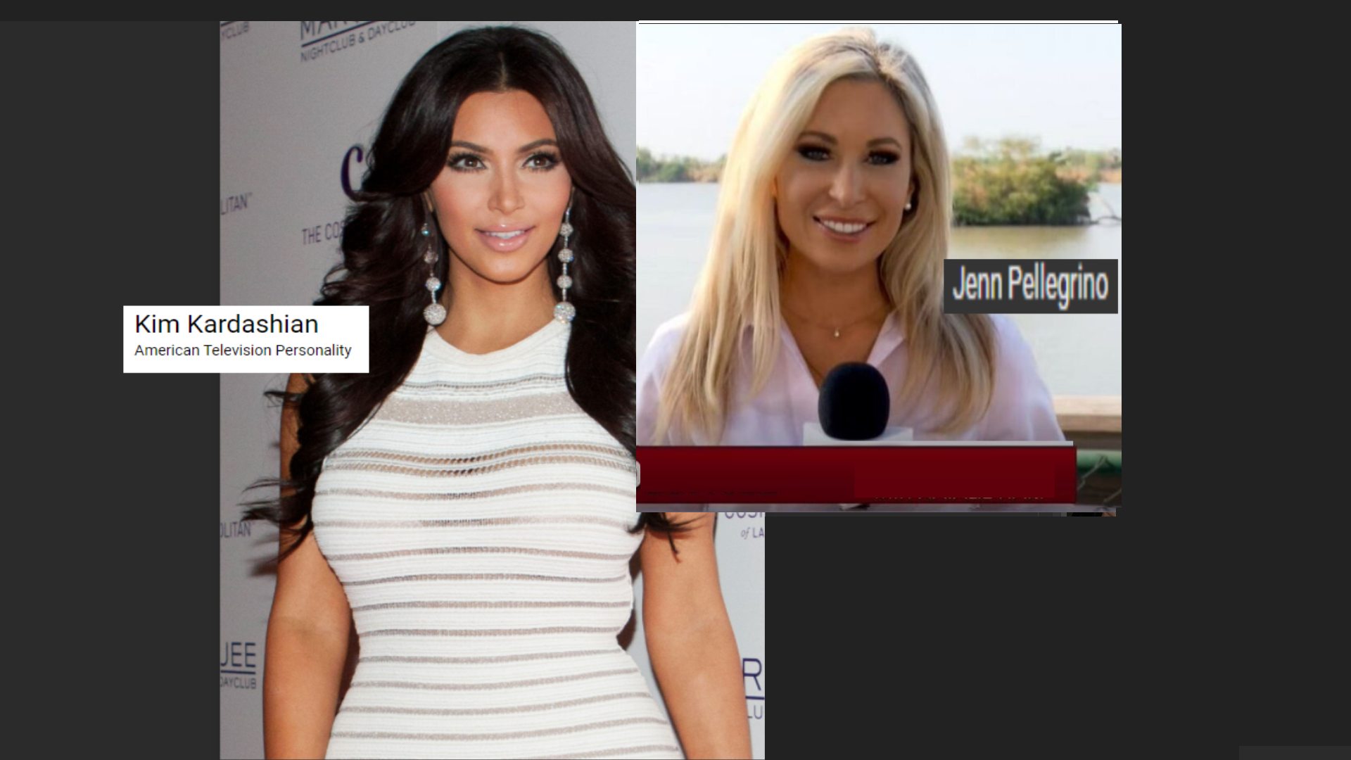 Newsmax’s JENN PELEGRINO = KIM KARDASHIAN …………….. exposed here 1st ...