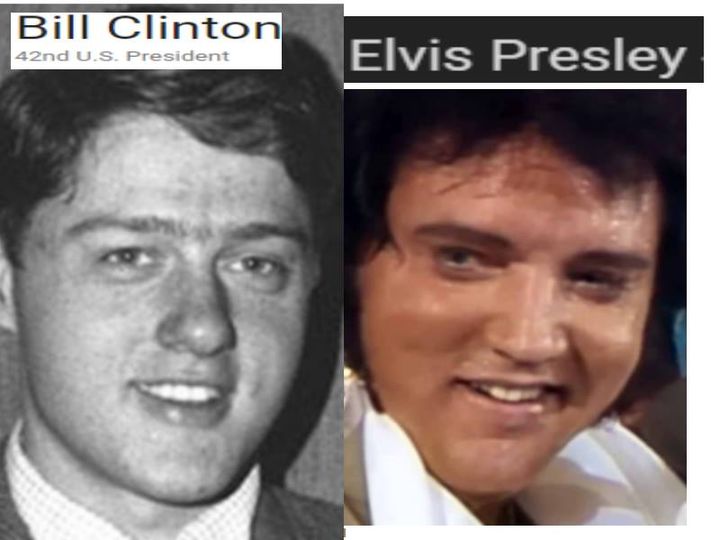 Former U.S. Pres. Bill Clinton = Elvis, singer and musician. – STRONG ...