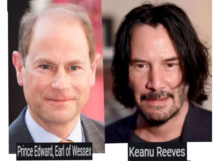 british Prince Edward, Earl of Wessex = american actor Keanu Reeves ...