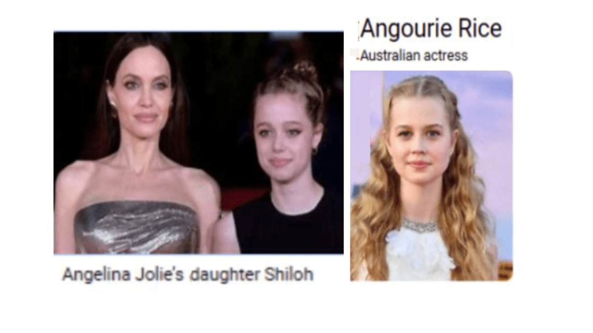 Actress ANGORIE RICE = SHILOH JOLIE-PITT, 18, the daughter of Brad Pitt ...