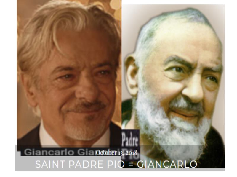 Saint Padre Pio = actor Giancarlo Giannini. STILL ALIVE ...