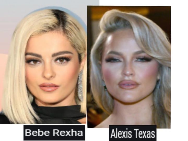 Pop Singer, Bebe Rexha = Texas Alexis, porn star ...