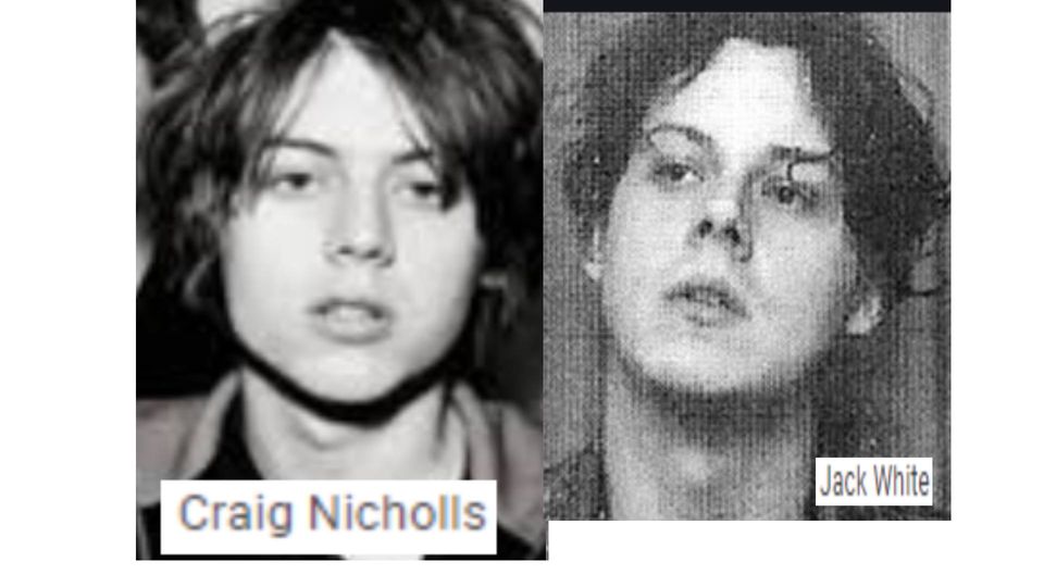 USA singer-guitarist-songwriter, JACK WHITE = CRAIG NICHOLLS, singer ...