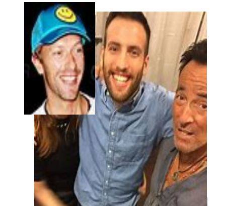 CHRIS MARTIN, singer and frontman for “COLDPLAY” = BRUCE SPRINGSTEEN’S ...