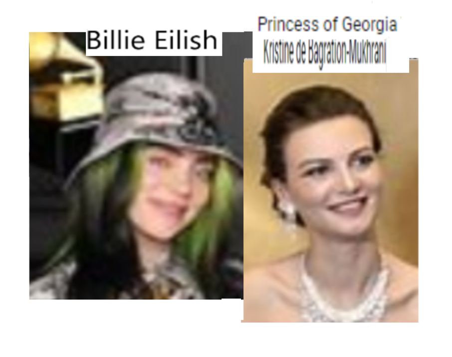 American singer. BILLIE EILISH = PRINCESS KRISTINE DE BAGRATION ...