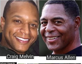 NBC News Today Show host, Craig Melvin = former NFL pro football player ...