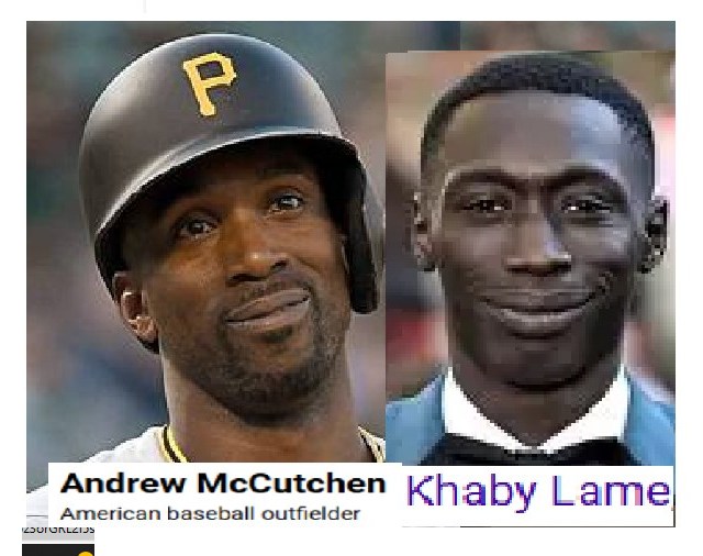 mbl baseball star, andrew mccutchen = tiktok star, khaby lame ...